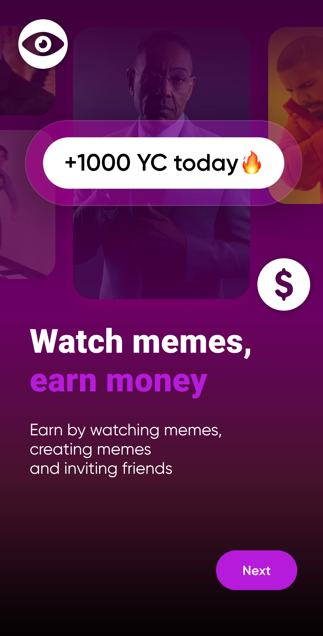 YEPP - L'app che pagava per guardare MEME